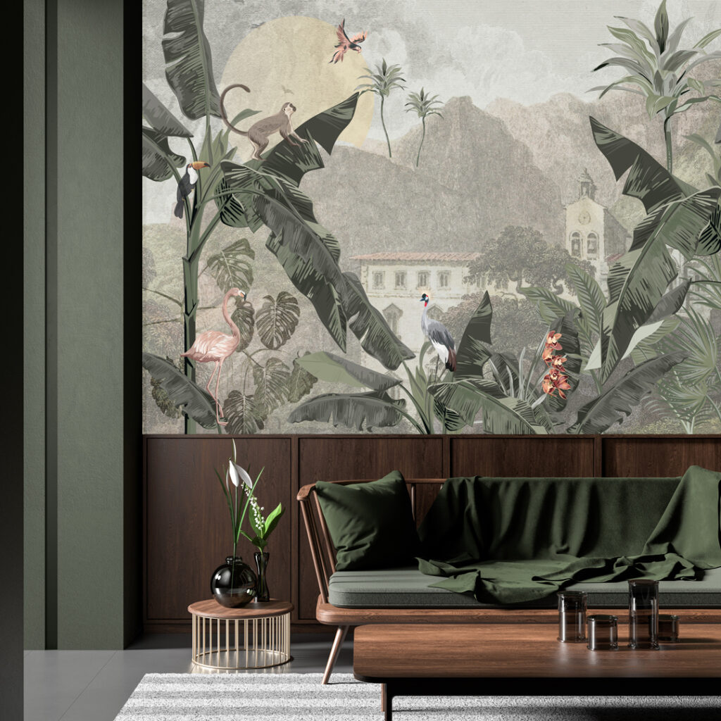 Met botanisch behang midden in de natuur in je eigen huis!